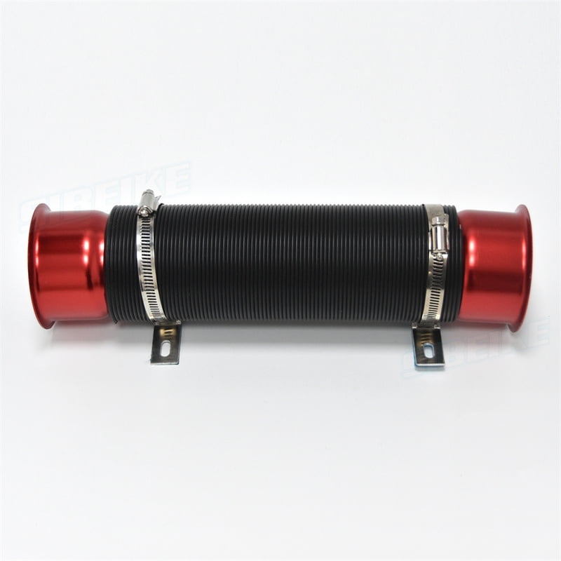 76mm Universal Flexible Car Cold Air Intake Pipe Inlet Ducting Feed ...