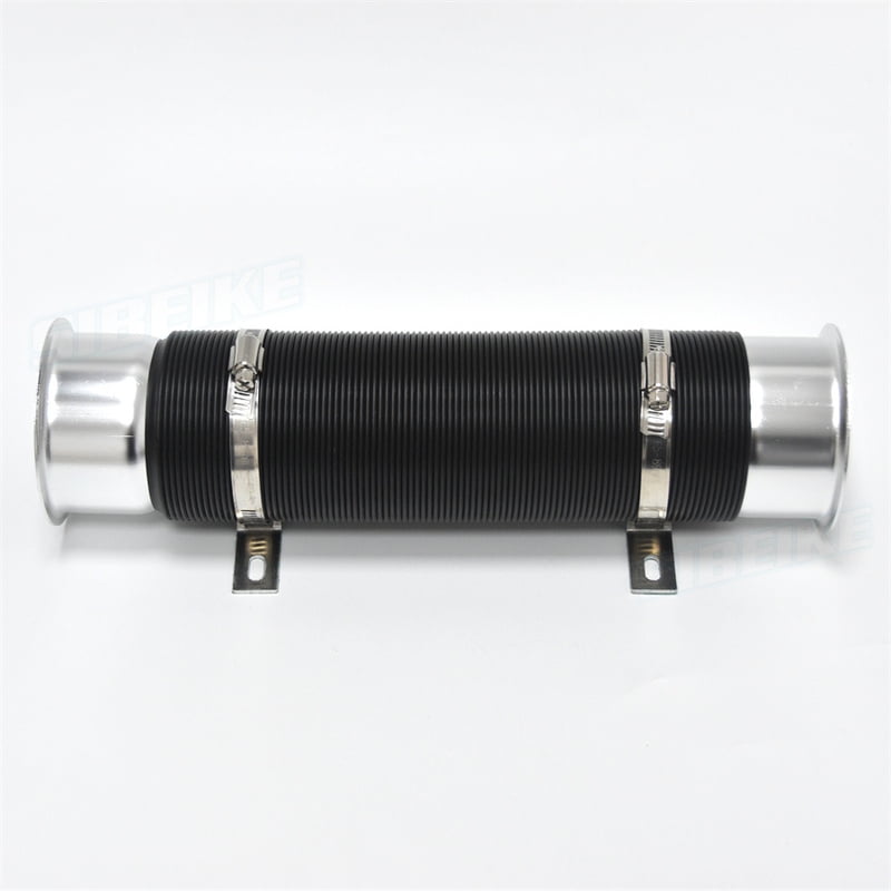 76mm Universal Flexible Car Cold Air Intake Pipe Inlet Ducting Feed ...