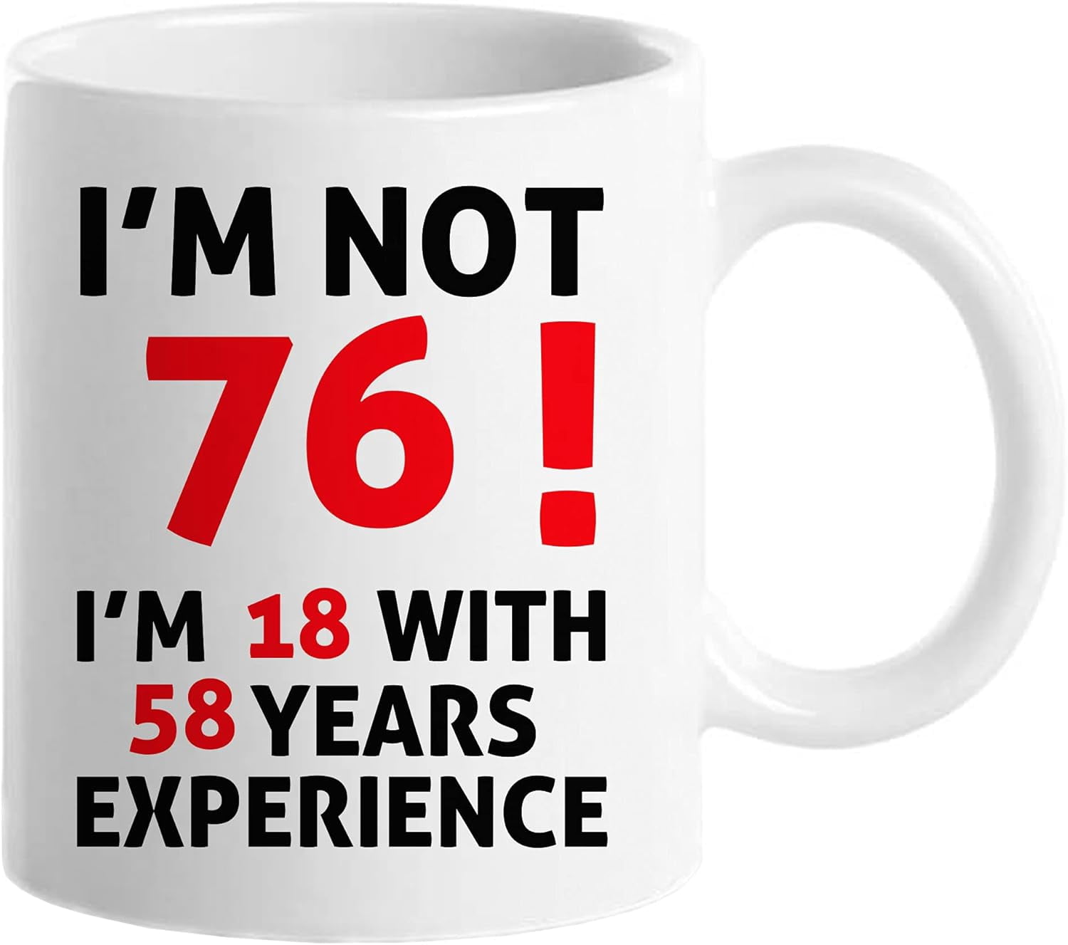 76th Birthday Gifts for Women, Funny 76 Year Old Gift Coffee Mug, 1945 ...
