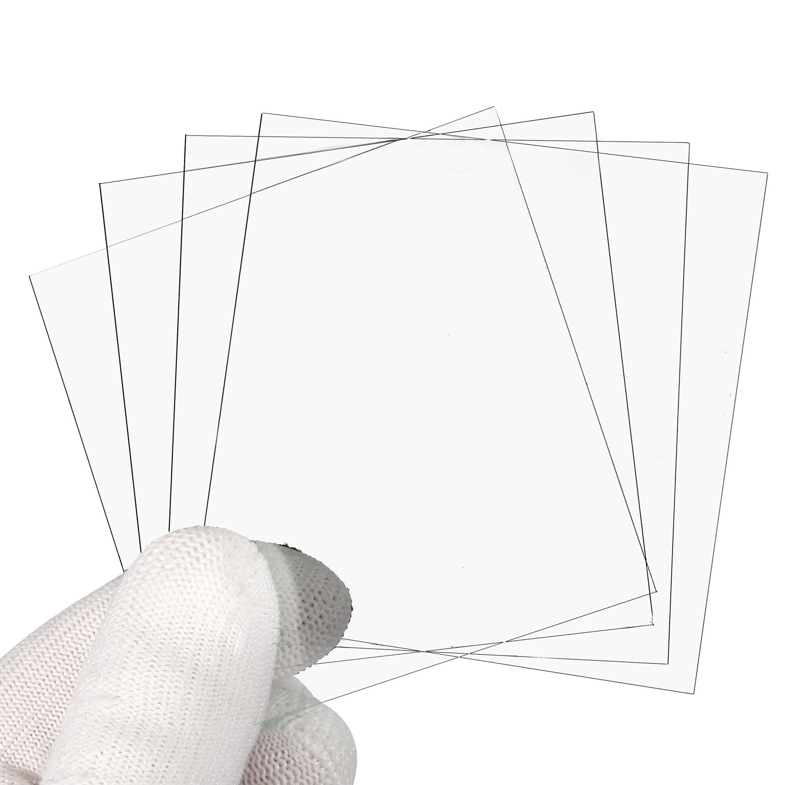 76x76mm Glass Streak Plate, 4pcs Lab Thin Layer Chromatography Plates ...