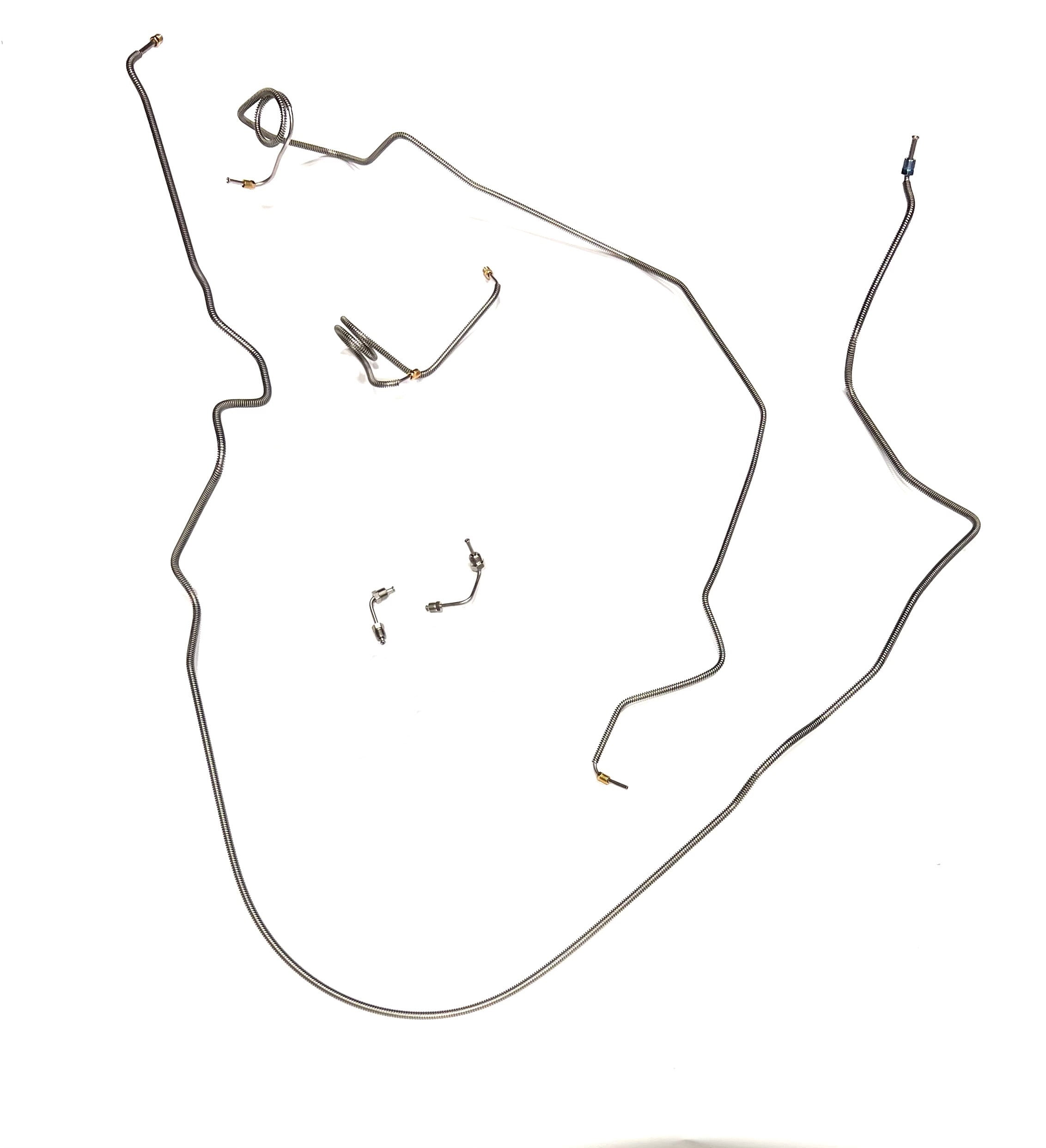 77-81 Camaro/Firebird Brake Line Kit for Power brakes using an ...