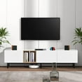 77 Inch Modern TV Stand for TVs Up to 80”, Minimalist Entertainment ...