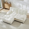 77" L Shaped Modern Sofa,Chenille Modular Sectional Comfy Cloud Couch w ...