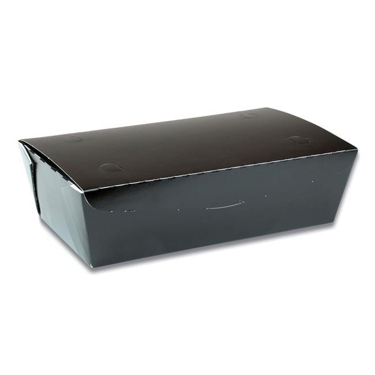 77 oz Earth Choice One Paper Box Container, Black - Walmart.com