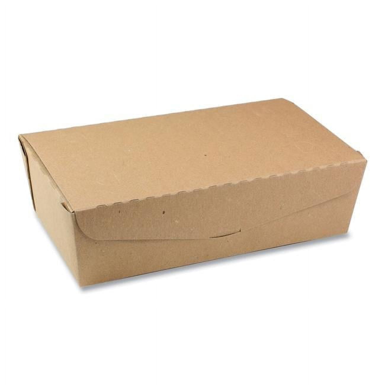 77 oz Earth Choice One Paper Box Container, Kraft - Walmart Business ...