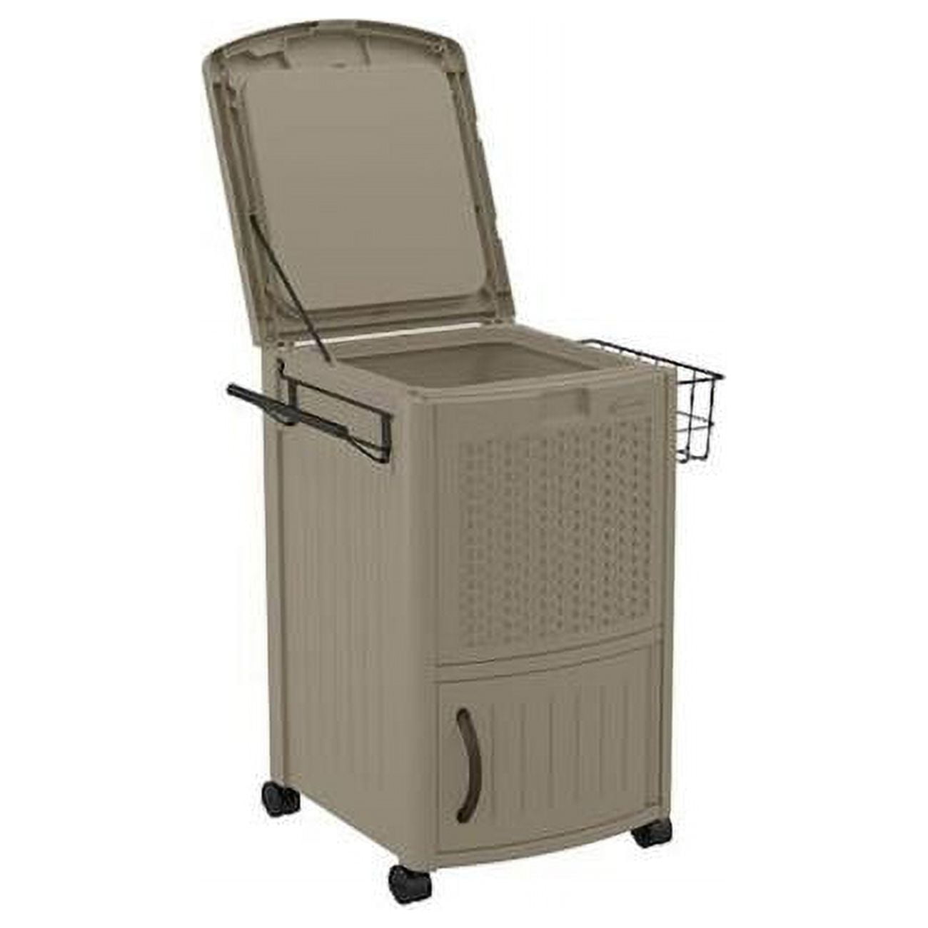 77 qt. Deck Cooler Wicker - Dark Taupe - Walmart.com