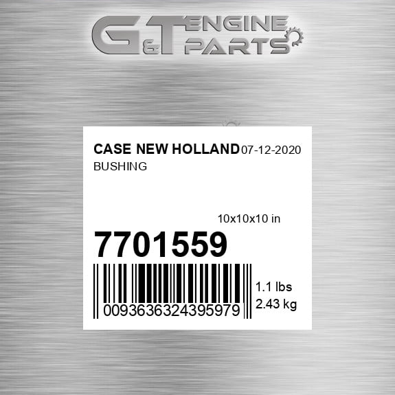 7701559 BUSHING fits CASE NEW HOLLAND (New OEM) - Walmart.com