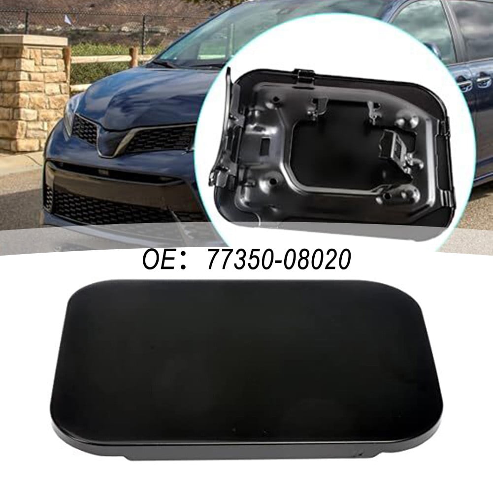 77350-08020 Black 1xFuel Door Cover Fuel Gas cap for Toyota for Sienna ...