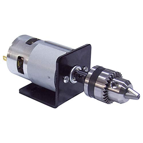 775 DC Motor 12V 12000RPM Lathe Press with Miniature Hand Drill Chuck ...