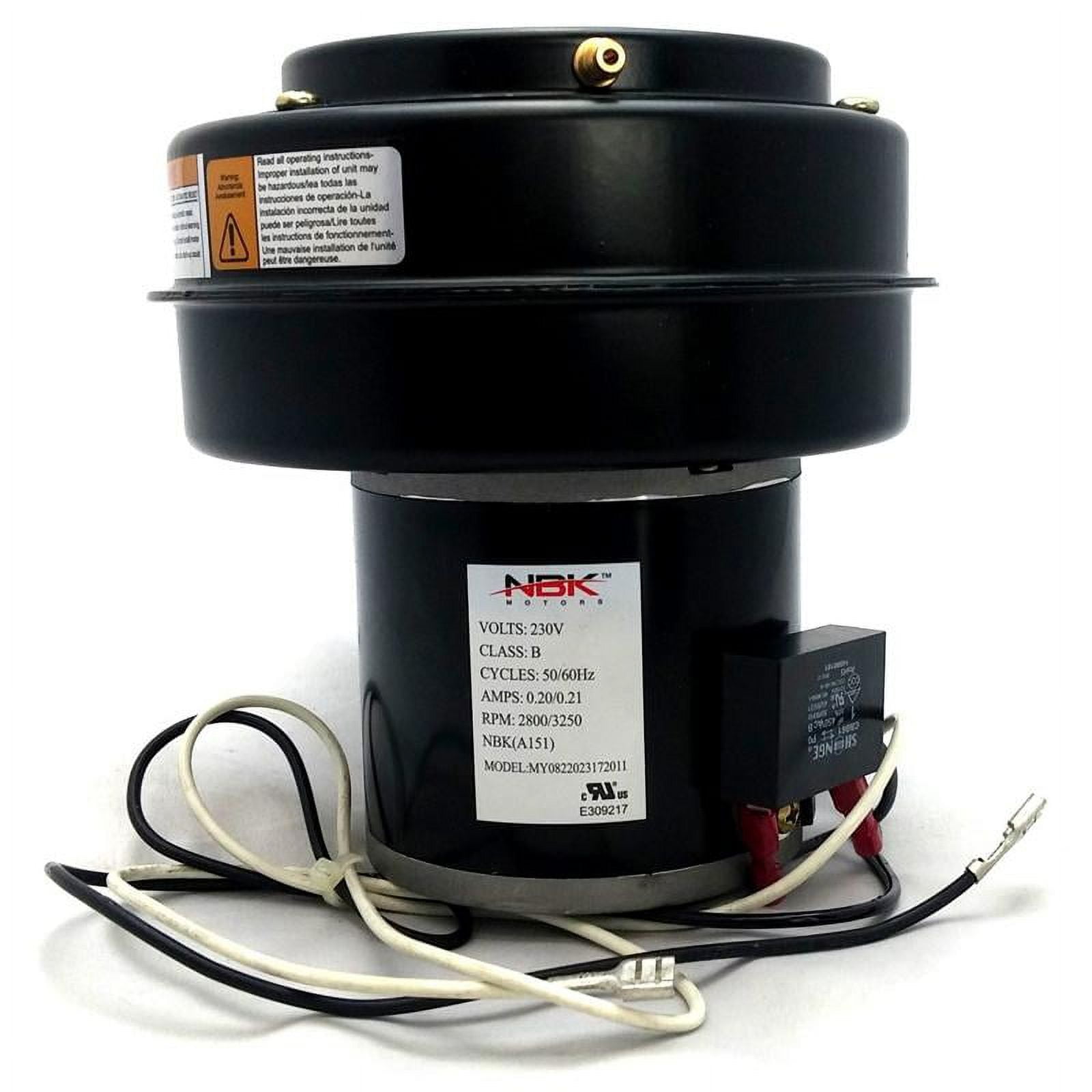776 BLOWER MOTOR, DRAFT INDUCER 230V 1050144 A151 - EXACT FIT FOR ...