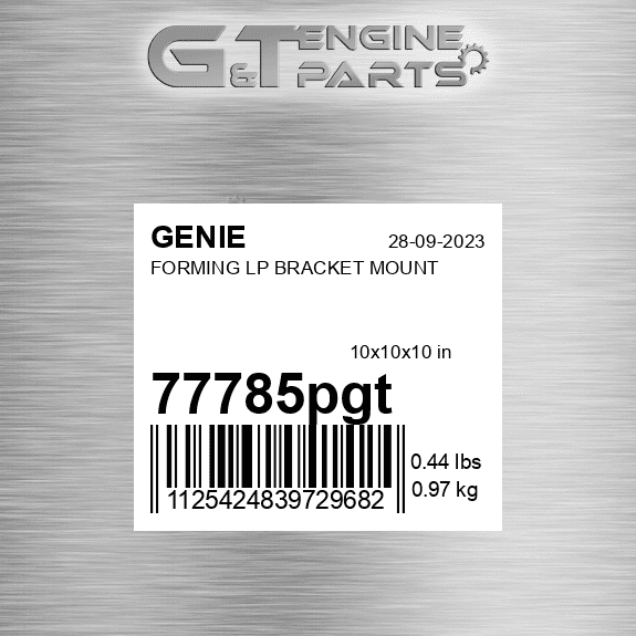 77785PGT FORMING LP BRACKET MOUNT fits Genie (New OEM) - Walmart.com