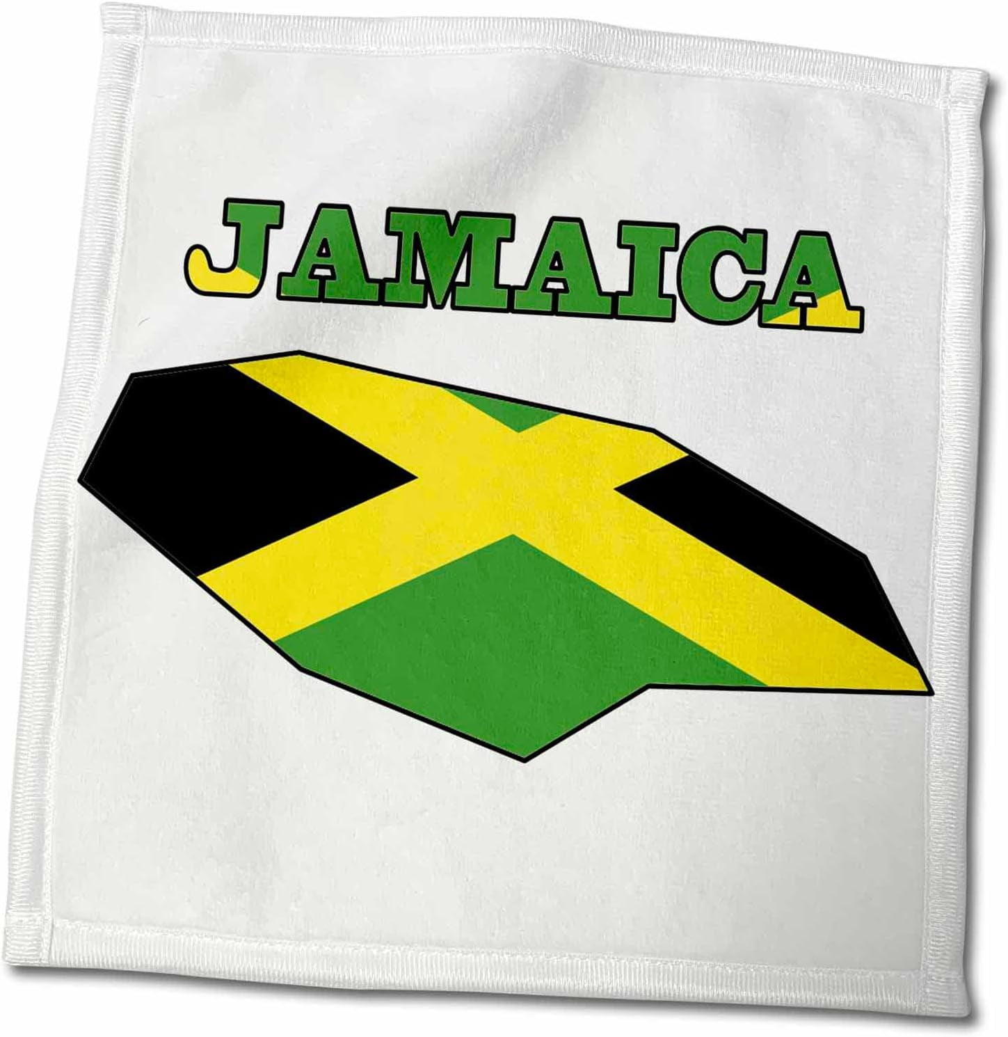 777images Flags and Maps North America Jamaican Flag in The Outline map and Word Jamaica Towels ...