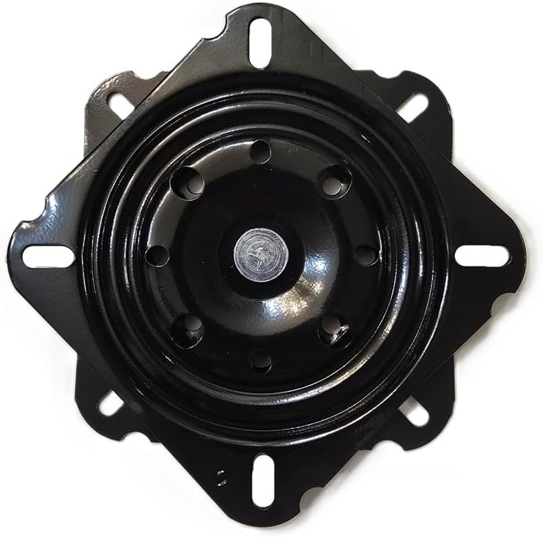 #77BB - Bar Stool Swivel Plate Replacement, Black Painted, New - 6.75 ...