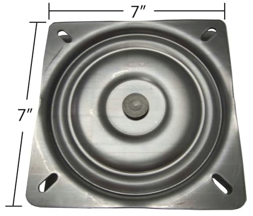 #77SF - Bar Stool Swivel Plate Replacement - 6.75 Inch Square - Flat ...