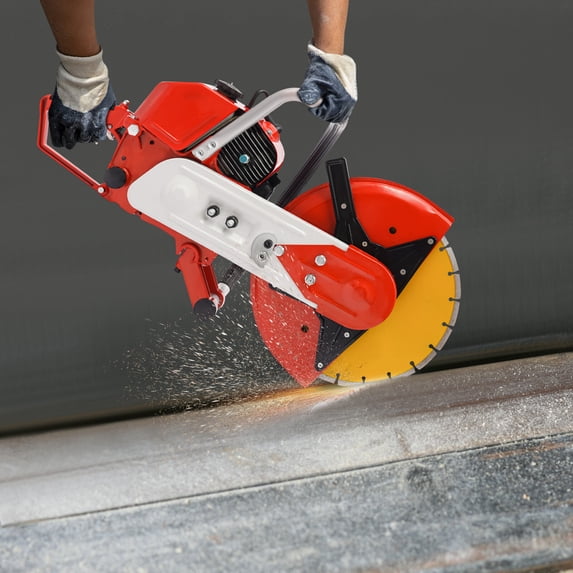 78.5CC 2-Stroke Gas Powered Concrete/Cement Cutter, CCircular Saw with ...