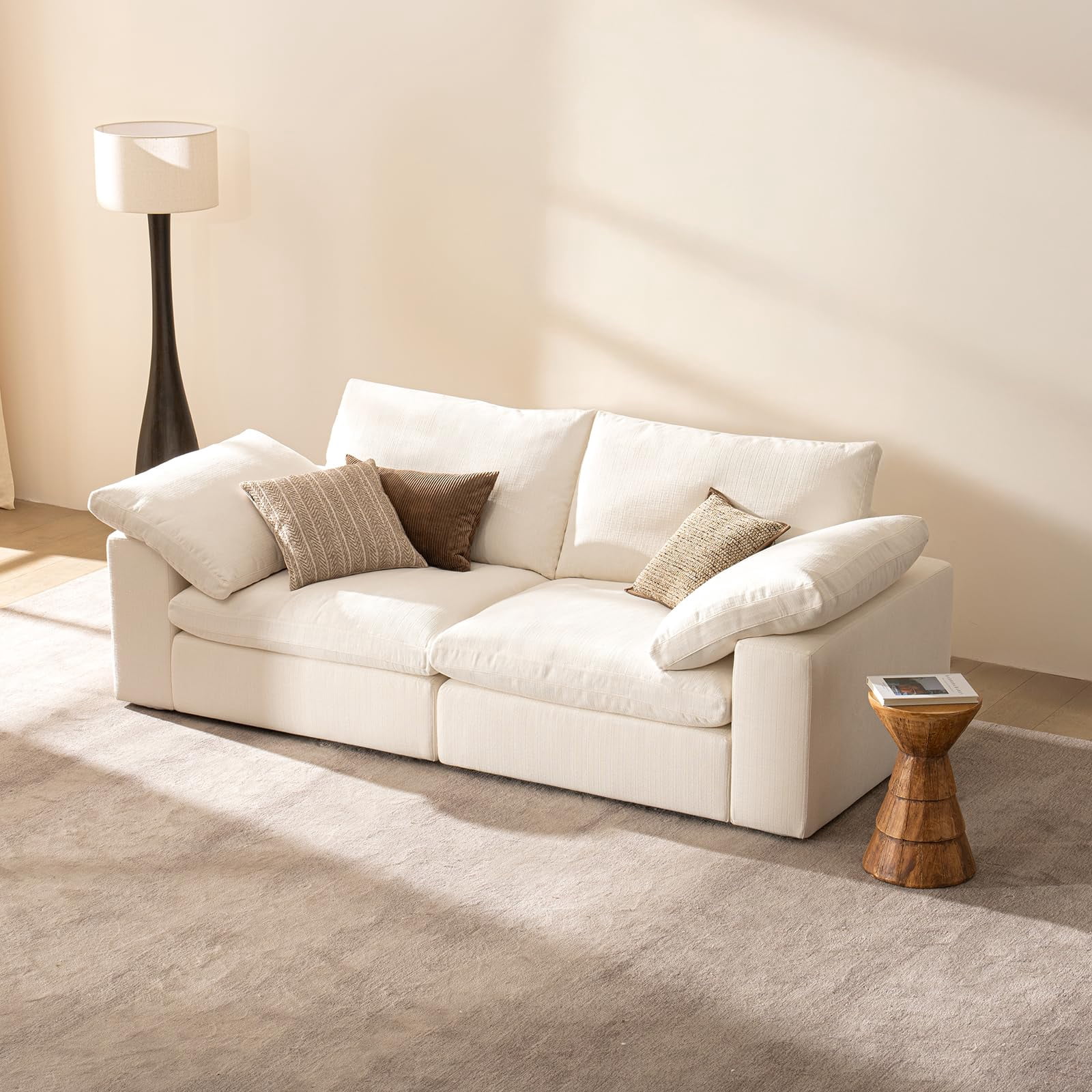 78.7" Cloud Couch Oversized Modular Sectional Sofa, Loveseat Modern ...