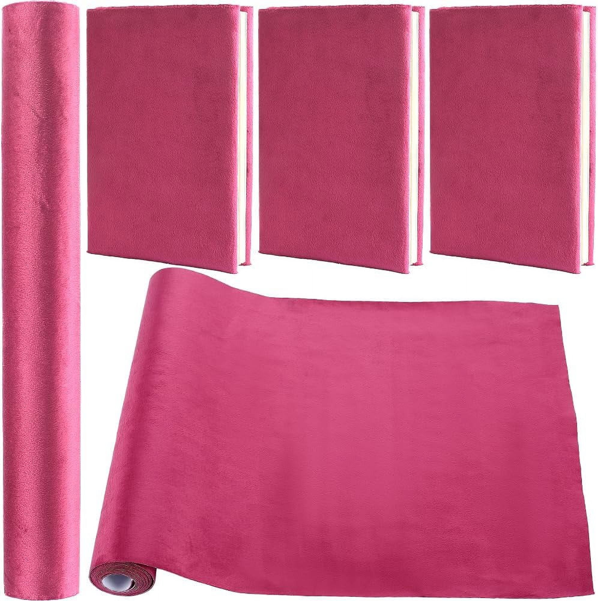 78.7 x 16.5 Book Cloth for Book Binding Velvet Wine Red Fabric Surface ...