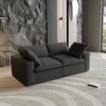 78.72" Modular Loveseat Sofa, Deep Seat Cloud Couch with Removable ...