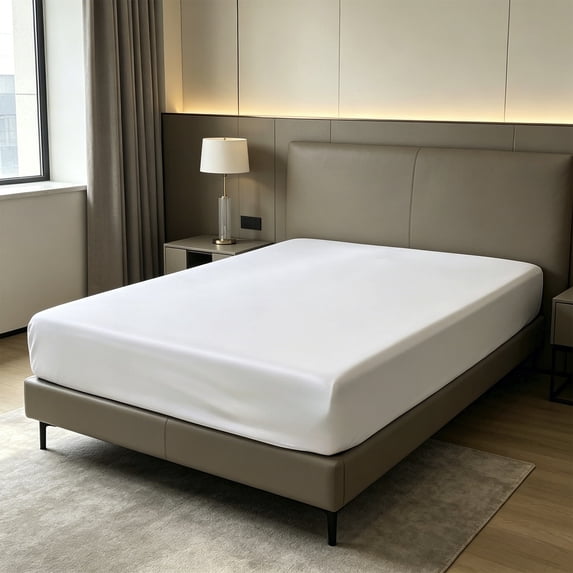 78.74 x 86.61 Inch Fitted Sheet for Double Bed - Non Slip Mattress ...