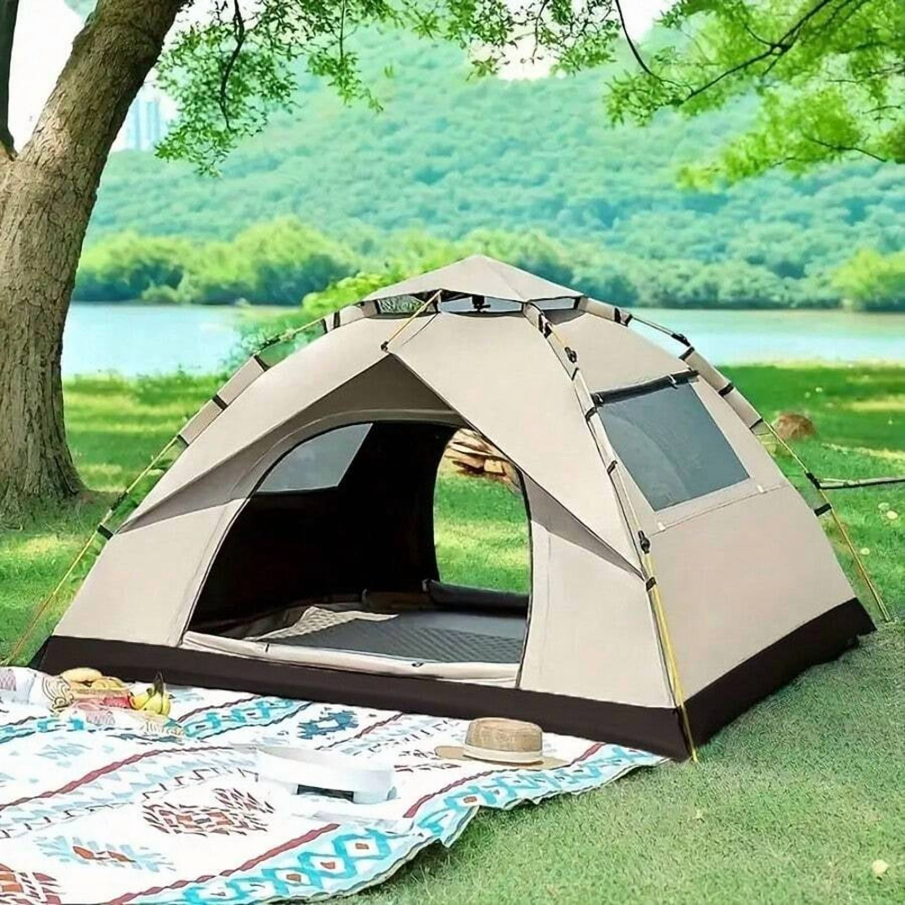 78*78*59 Inch Four-Person Automatic Pop-Up Tent With Two Doors And Two ...