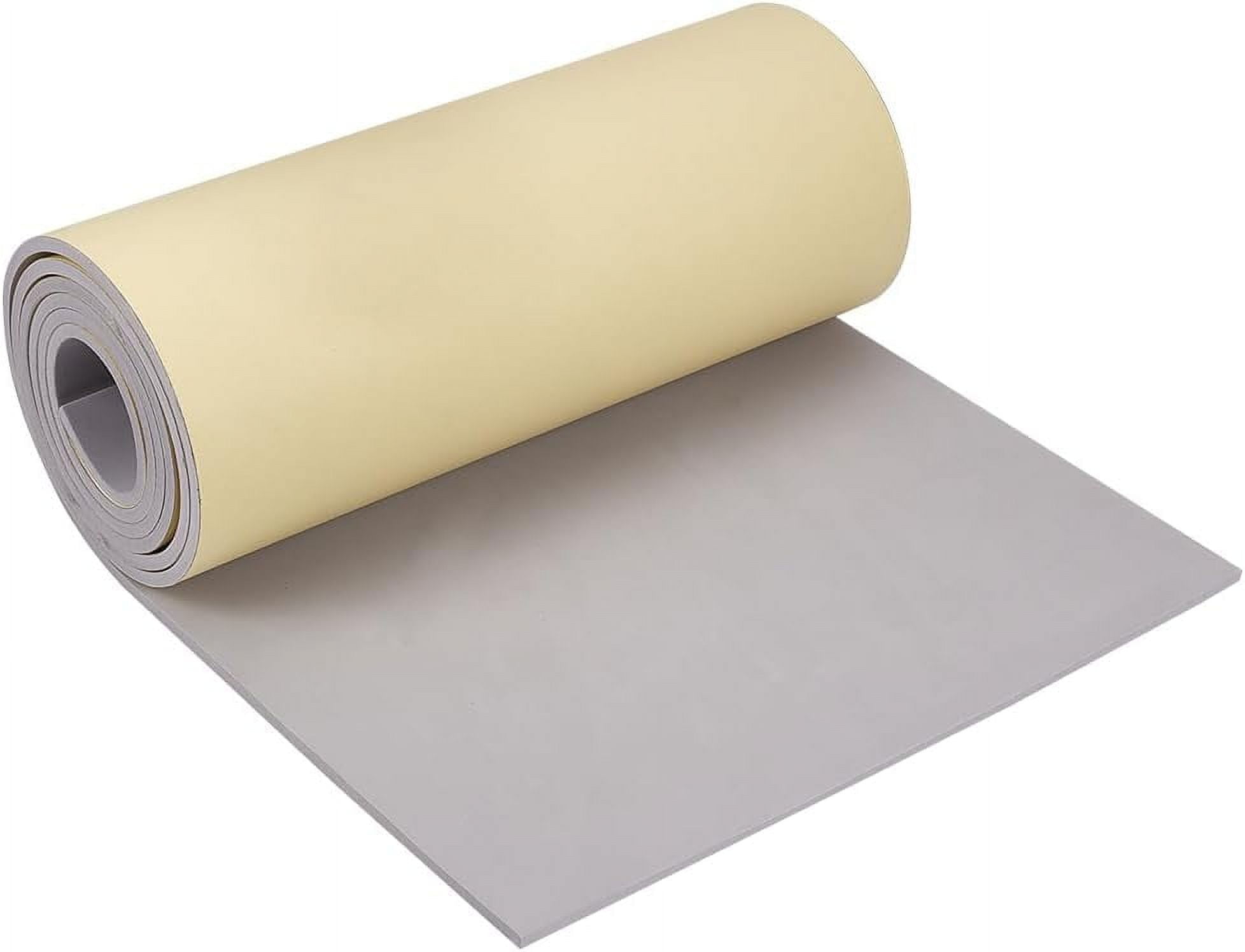 78.7x11.8Inch Self-Adhesive EVA Foam Roll 5mm Thick Light Grey ...