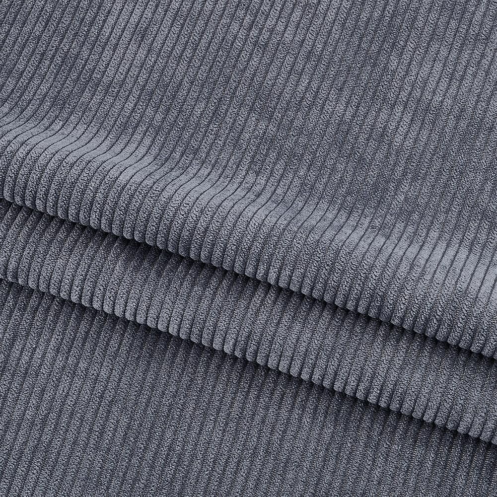 78.7x61Inch Corduroy Fabric Dark Gray DIY Sewing Crafts Materials ...