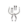 78-88 GM G Body Car 2.5" Dual Exhaust Kit No Muffler Rear Exit SW Tip ...