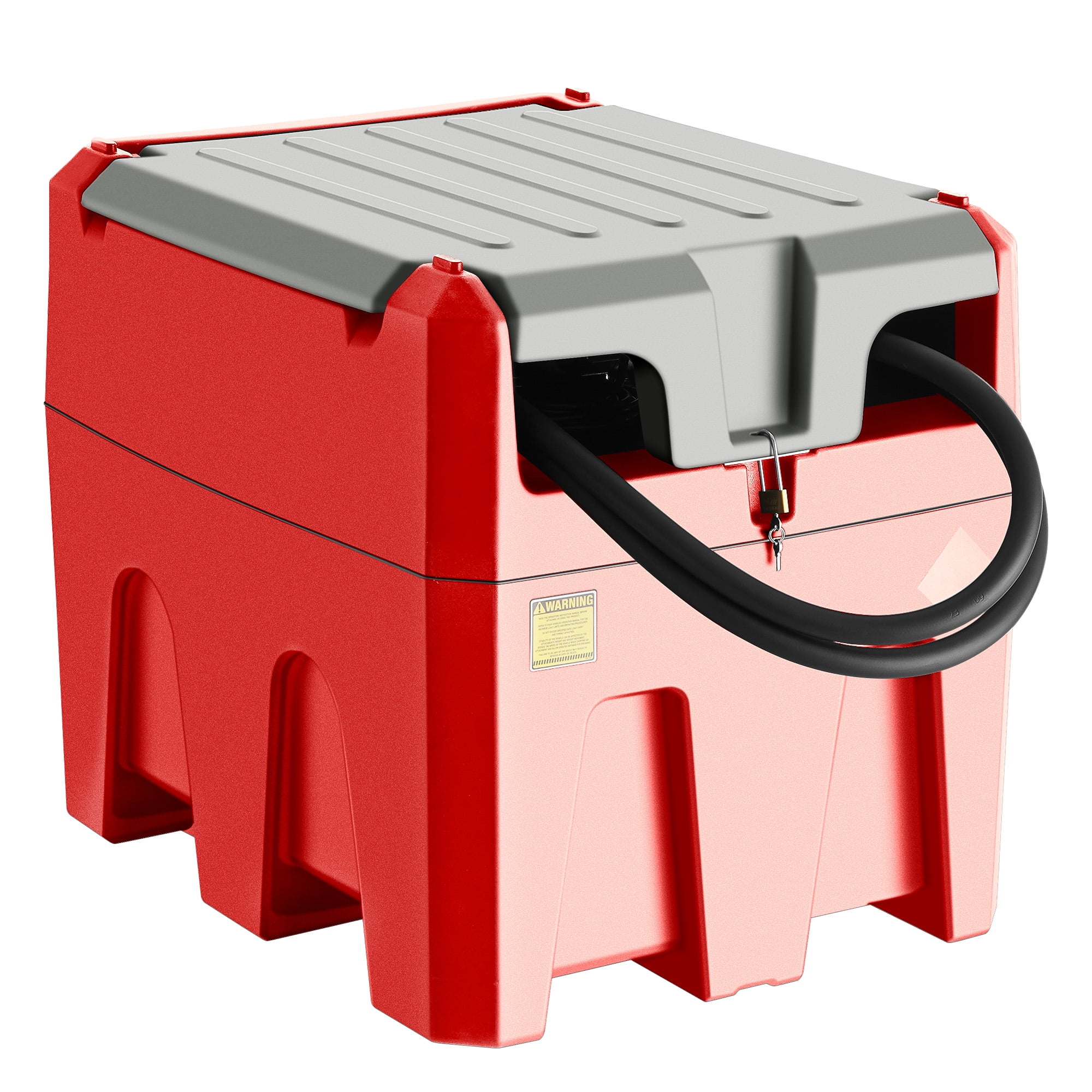 78 Gallon Diesel Transfer Tank with 106 GPM 12V Pump - Portable PE Fuel Tank Includes 13.1ft ...