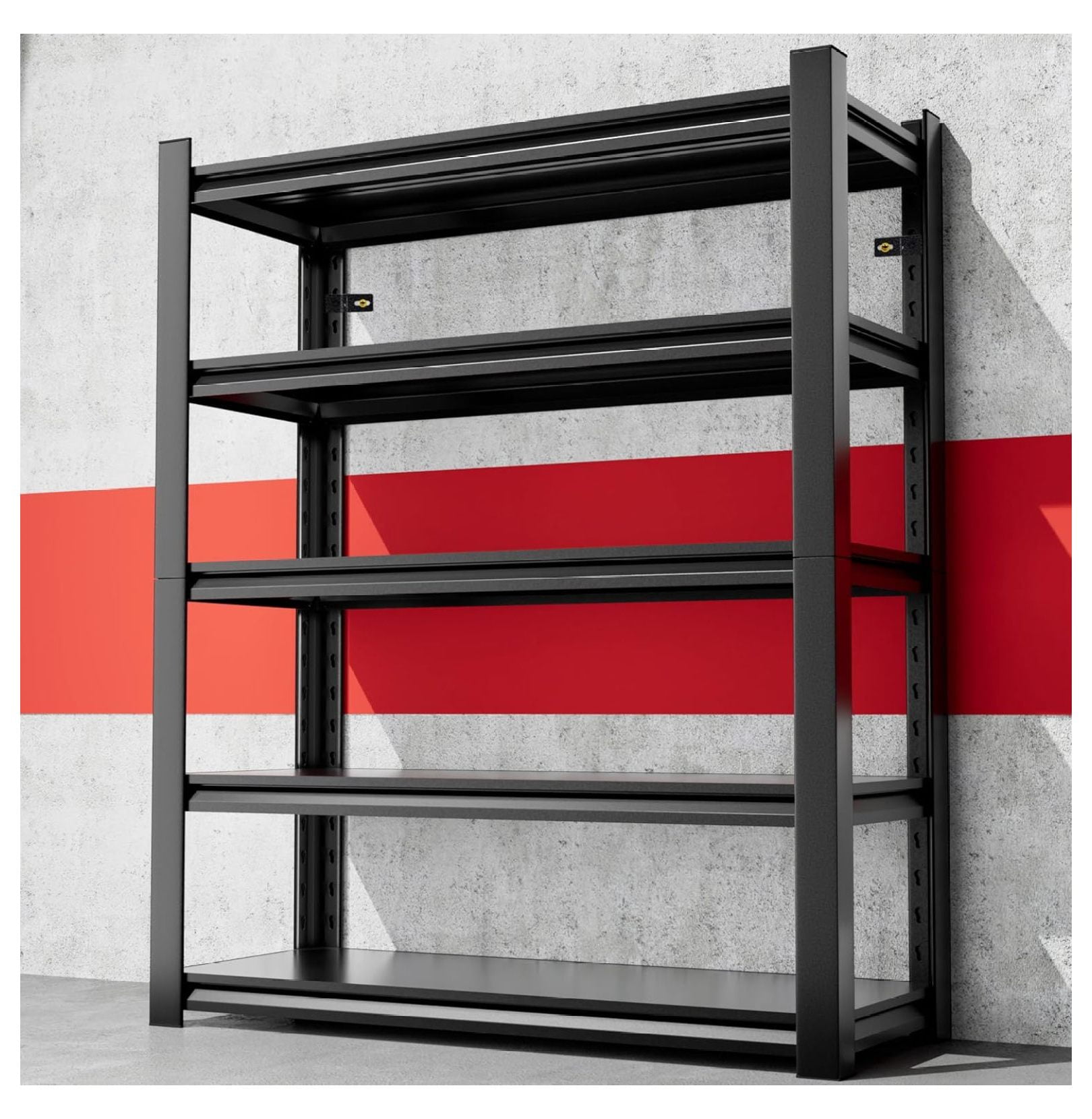 78" H 47.2" Wide Garage Shelving,Thickened Heavy Duty Metal Shelving ...
