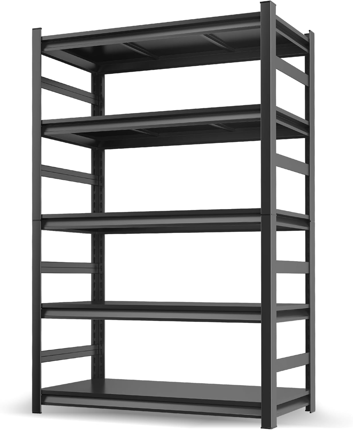 78" H Garage Shelving,Heavy Duty Metal Shelving Unit,Adjustable 5 Tier ...