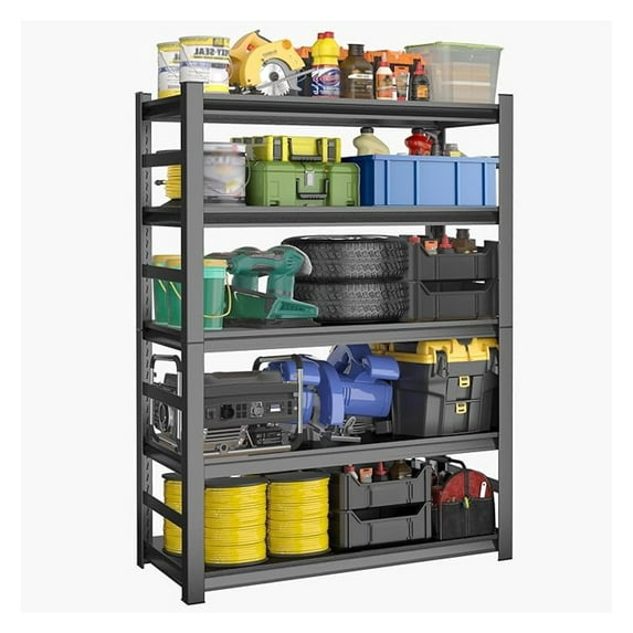 78"H Garage Shelving Heavy Duty Shelving Units, 3500LBS Large Capacity ...