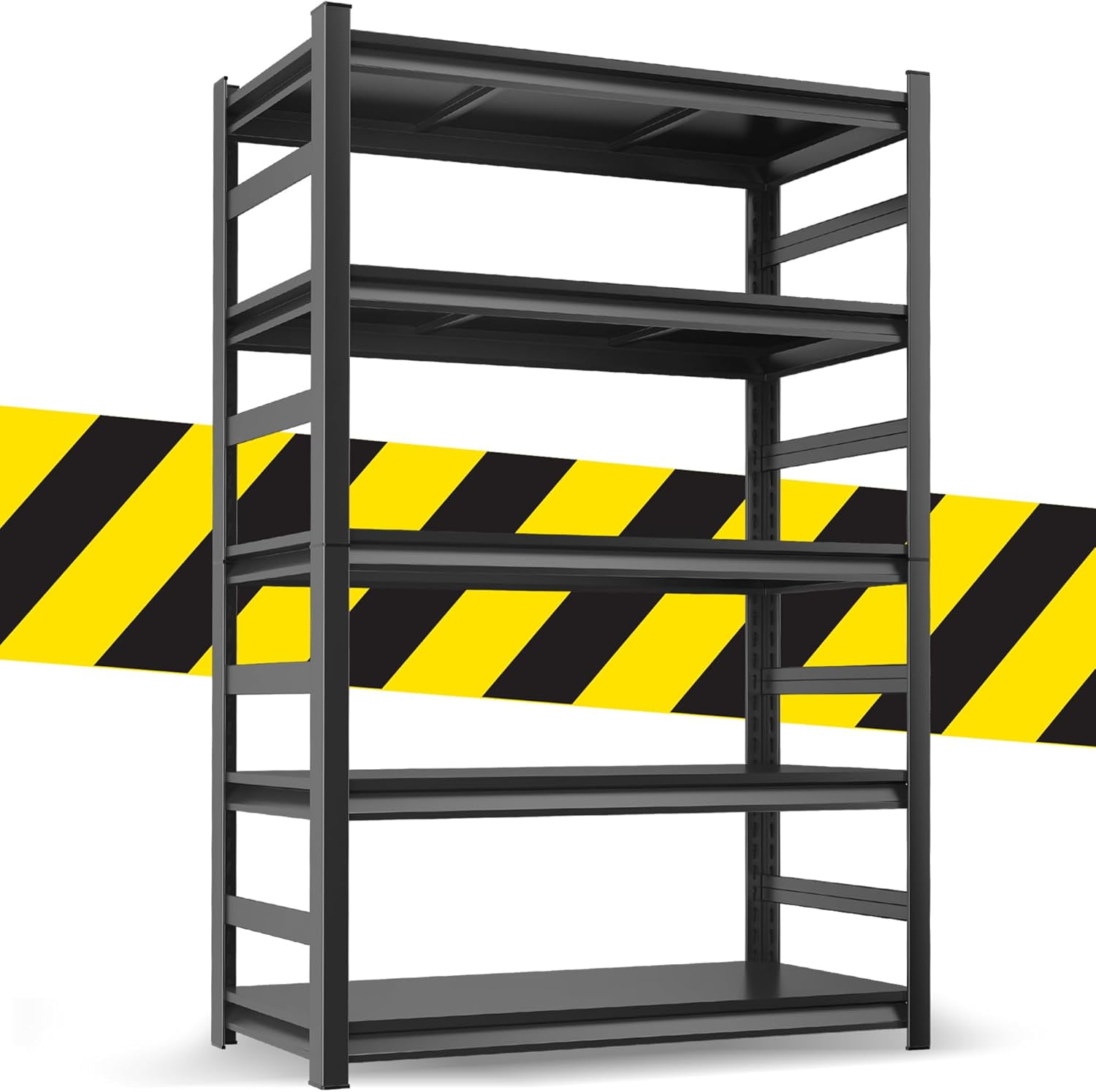 78" H Heavy Duty Garage Shelving,Load 3000 Lbs Garage Storage Shelves,5 ...