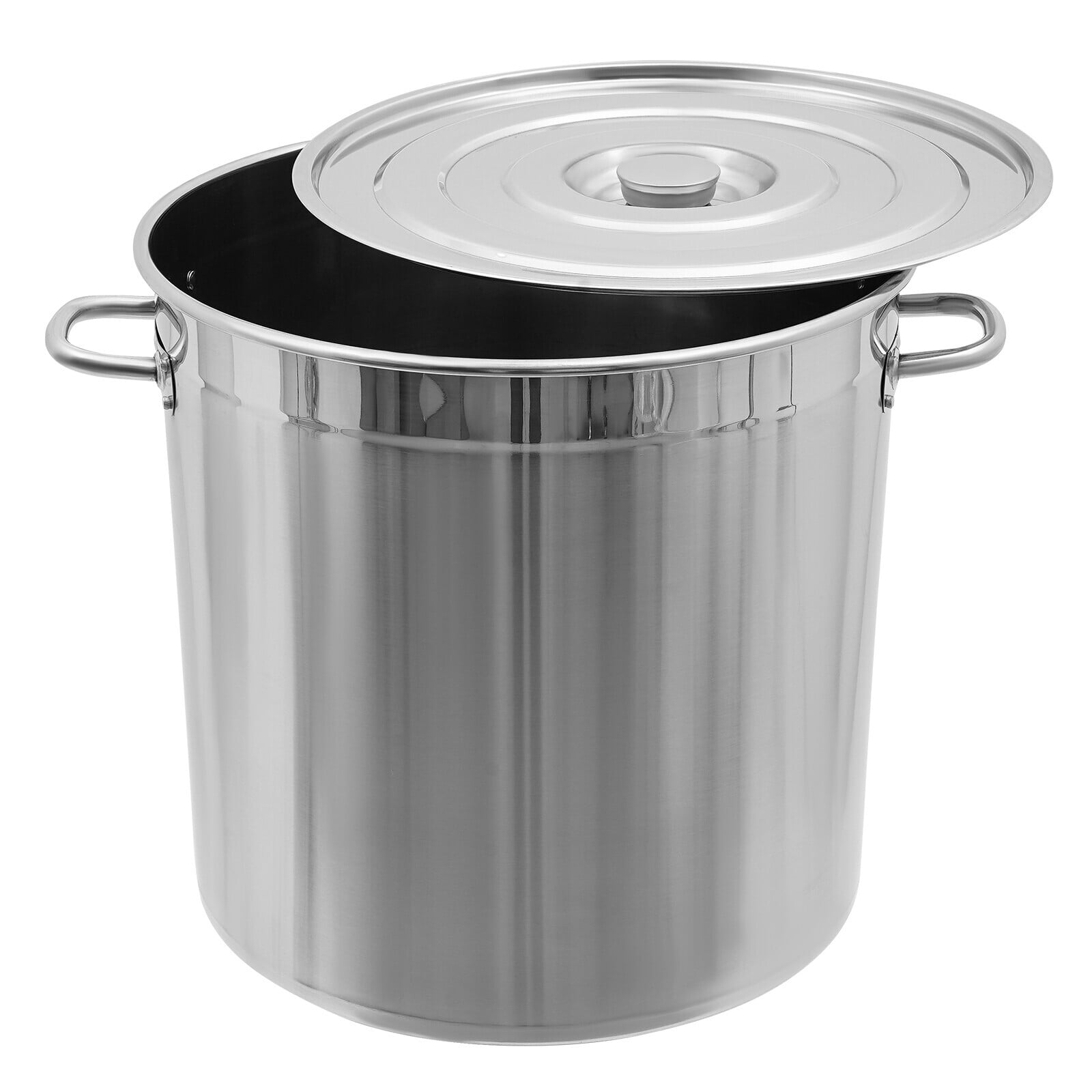 78 QT Stock Pot 201 Stainless Steel Crawfish Seafood Boil Pot Heavy ...