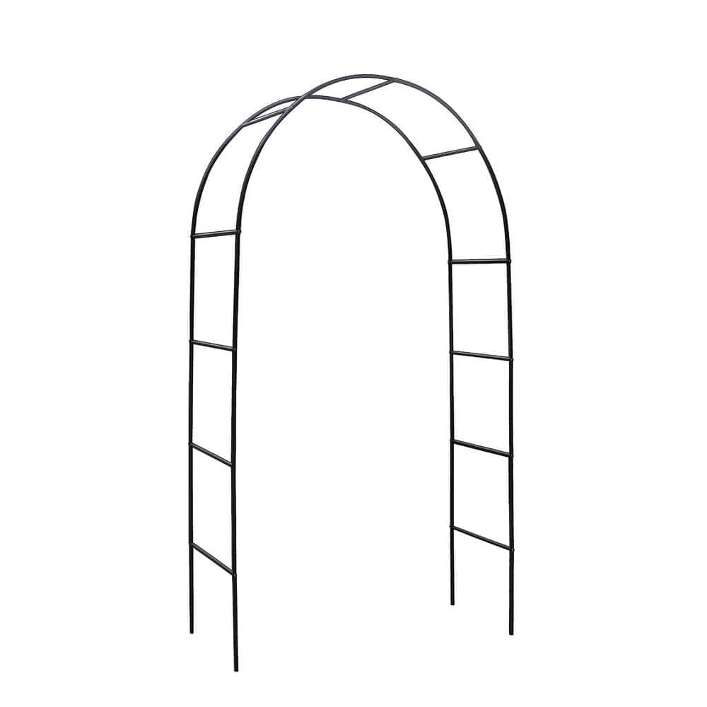 78 in. x 45 in. Metal Garden Arch Grille, Adjustable Arbor Grille For ...