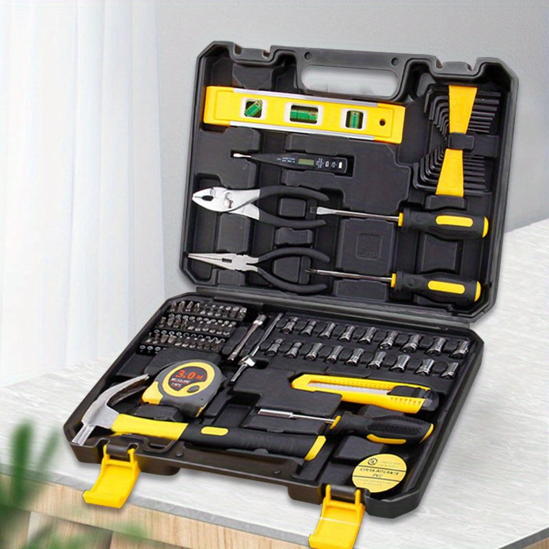 78-piece Universal Auto Repair Kit - Quick Ratchet Wrench & Socket Set ...