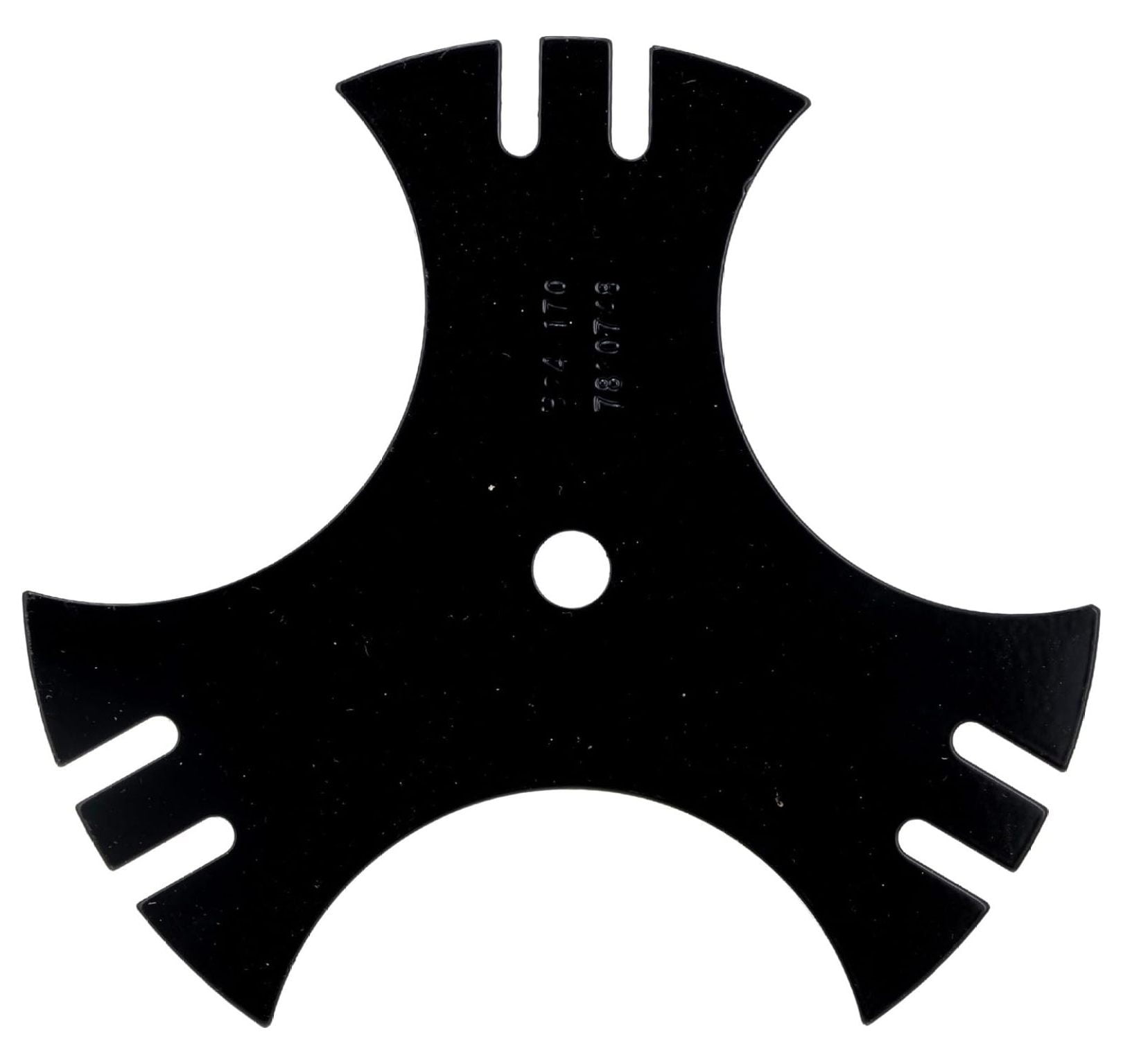 781-0748-0637 Powder Black Tri-Cut Trencher Blade LE100 Walk-Behind Edgers - Walmart.com