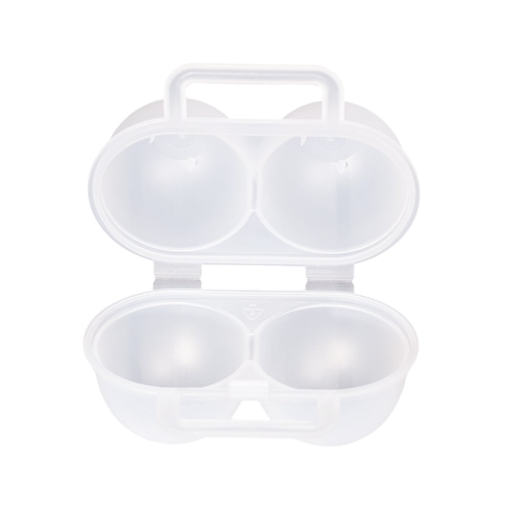 7829 2 Slot Eggs Storage Box Shockproof Carriers Tray for Camping ...