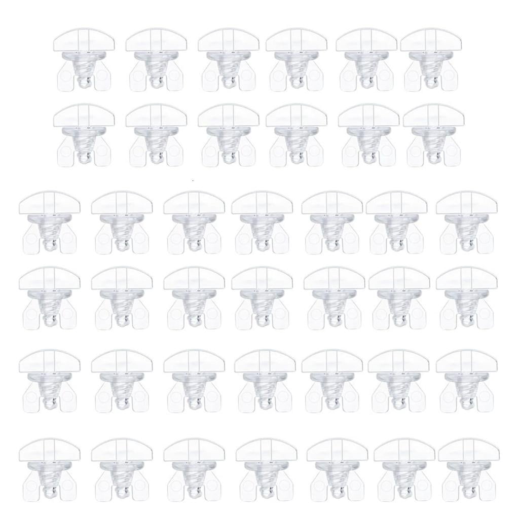 40Pcs Drapery Rails Sliding Gliders Curtain Fasteners Curtain Track ...