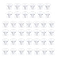 40Pcs Drapery Rails Sliding Gliders Curtain Fasteners Curtain Track ...