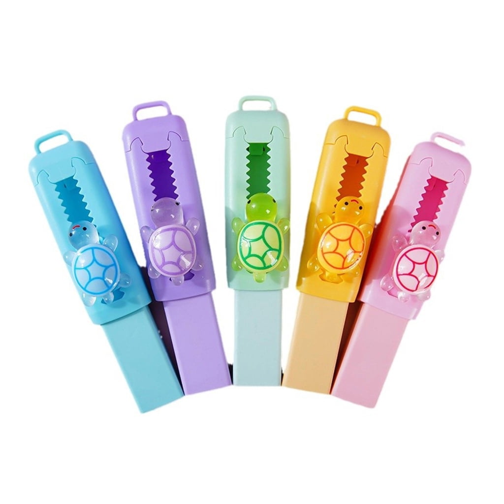 7829 5PcsAn1ma1Slide Eraser Retractable Rubber Eraser Refillable For ...