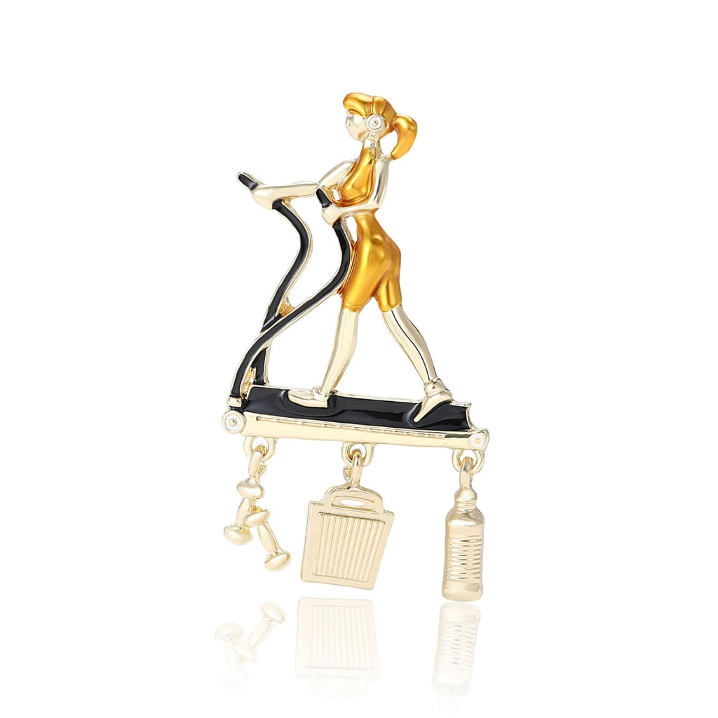 7829 Artistic Female Figure Badge Pin Vintage Inspired Alloy Dress ...