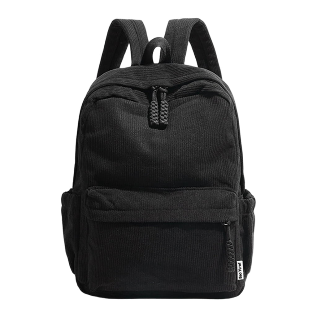 7829 Corduroy Backpack For Women and Men Large Capacity Book Bag With ...