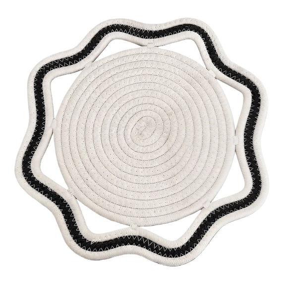 7829 Decorative Octagonal Placemat Heatproof Handmade Table Mat For ...