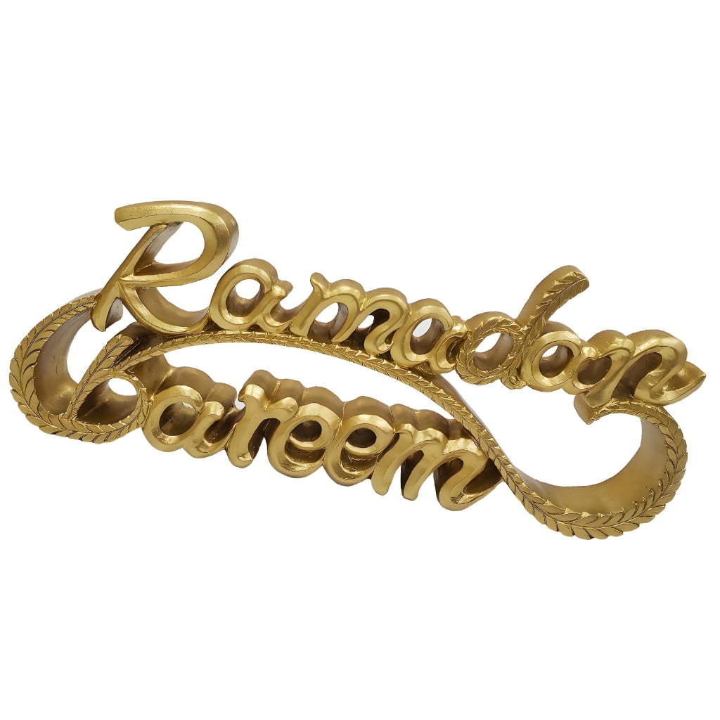 7829 Elegant Middle Eastern Resin Ramadans Letter Sign For Home Office ...