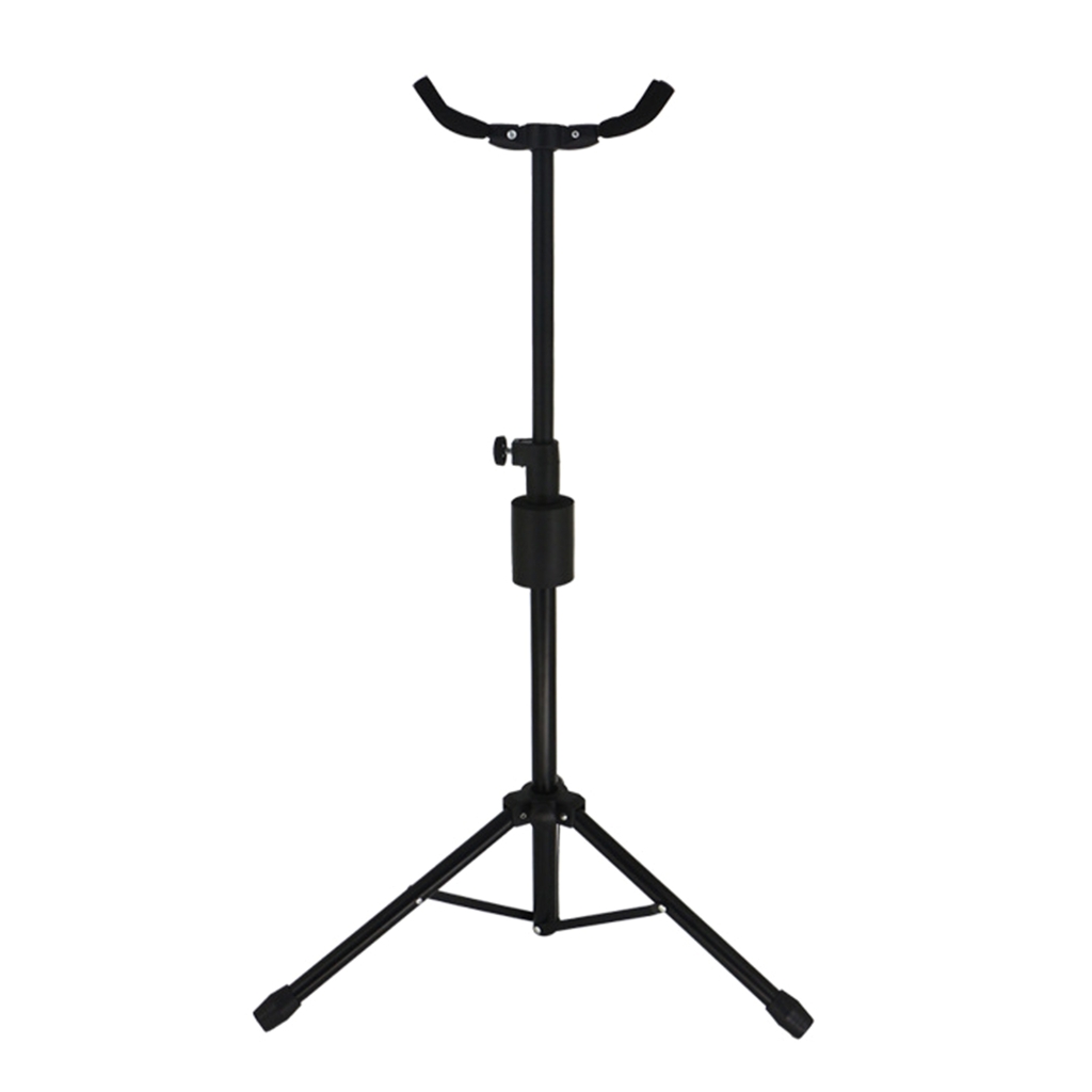 7829 Folding Guitar Stand Tripods with 2 Neck Holders Adjustable Floor ...