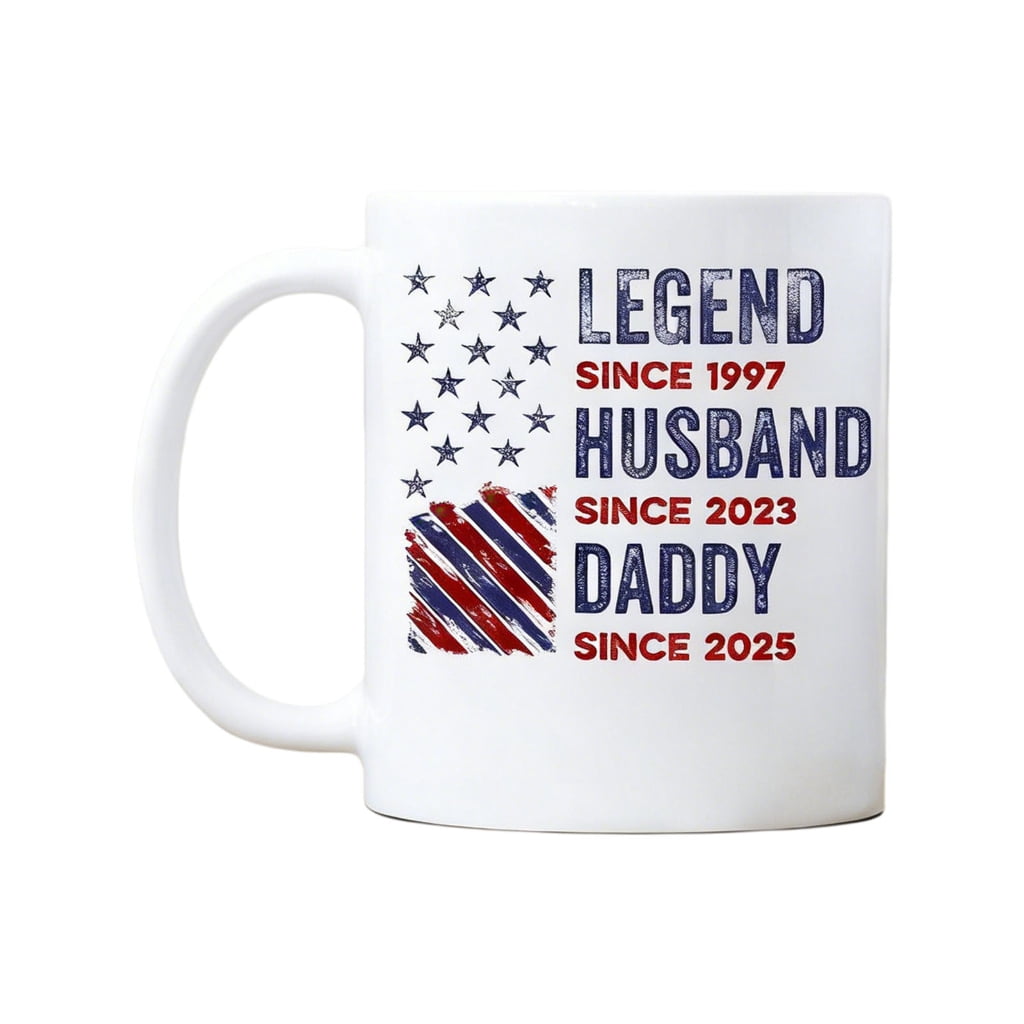 7829 Funny Men's Legends Milestones Coffee Cup ForDa-Husband Gift ...