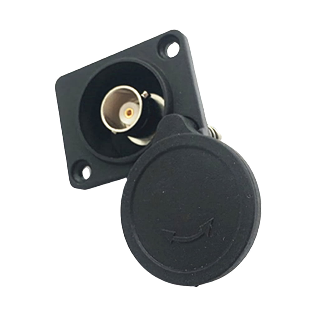 7829 Gold Plated BNC Female Connector D-Type Panel Mount Protective ...