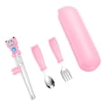 7829 Kids Chopsticks Spoon Fork Set CartoonAn1ma1Tableware For Home And ...