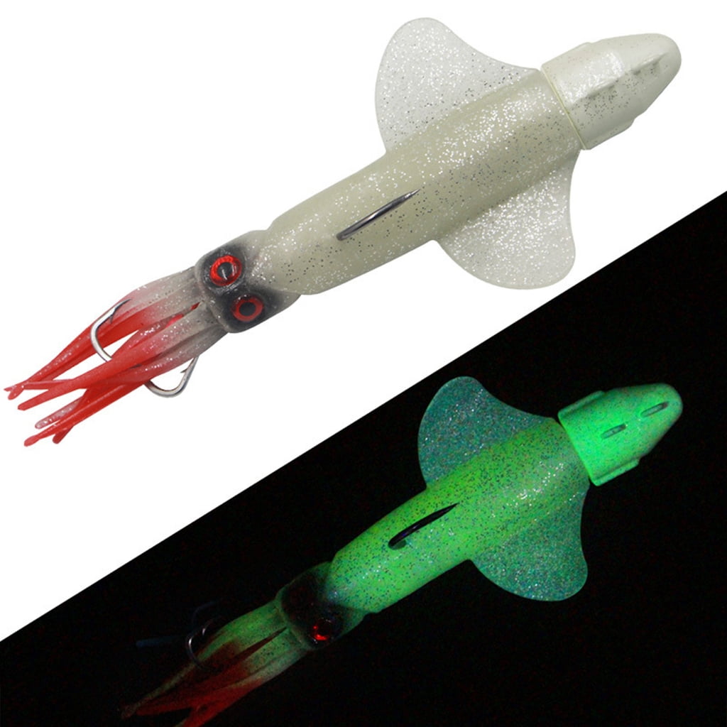 7829 Octopuses Skirt Trolling Lures Soft Plastic Fishing Baits Luminous ...