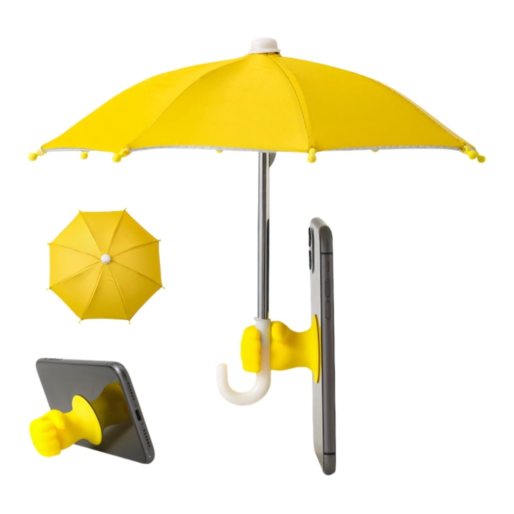 7829 Portable Sun Umbrella Phone Holder For Adventure Prevents Screen ...